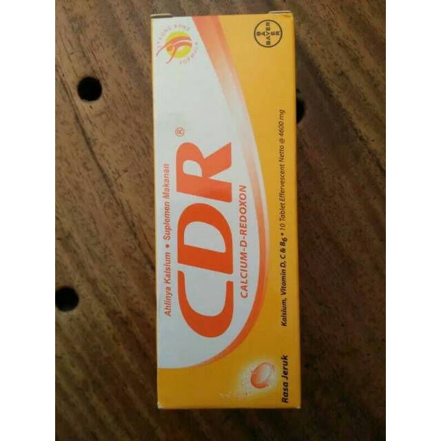 Jual CDR Effervescent 10 tablet kalsium D Redoxon tulang dan gigi juga ...