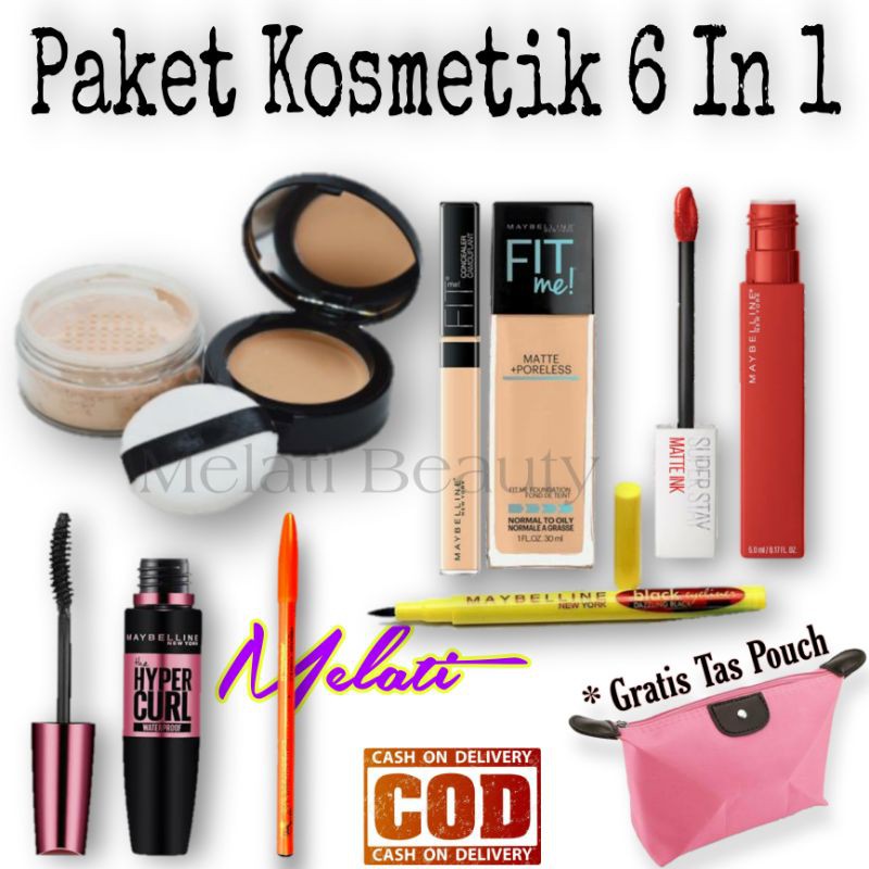 Jual Paket Make Up Set Maybelline / Paket Kosmetik / Make Up Set ...