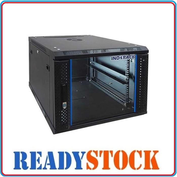 Jual INDORACK WIR6008S Wallmount Rack 19" 8U Depth 600mm | Shopee Indonesia