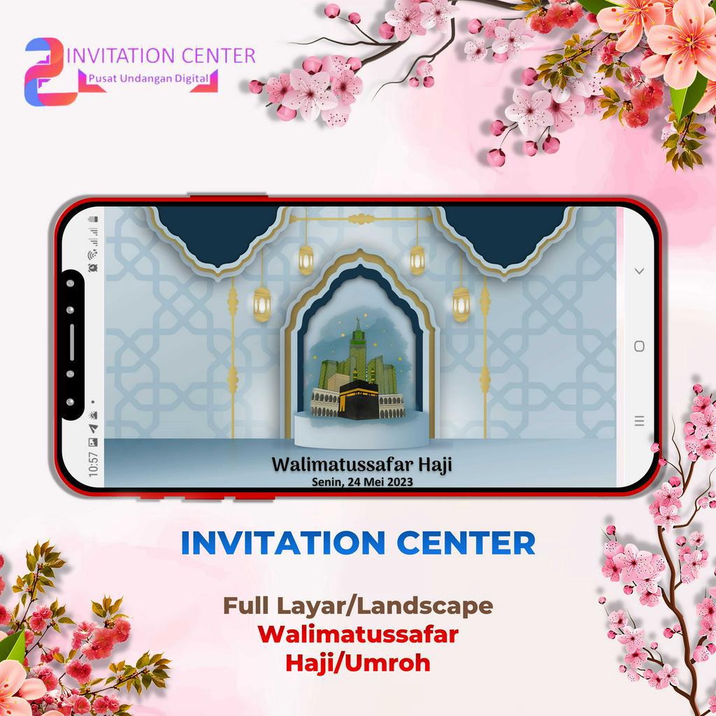 Jual Video undangan Digital Tasyakuran Haji 3D Full Layar Landscape ...