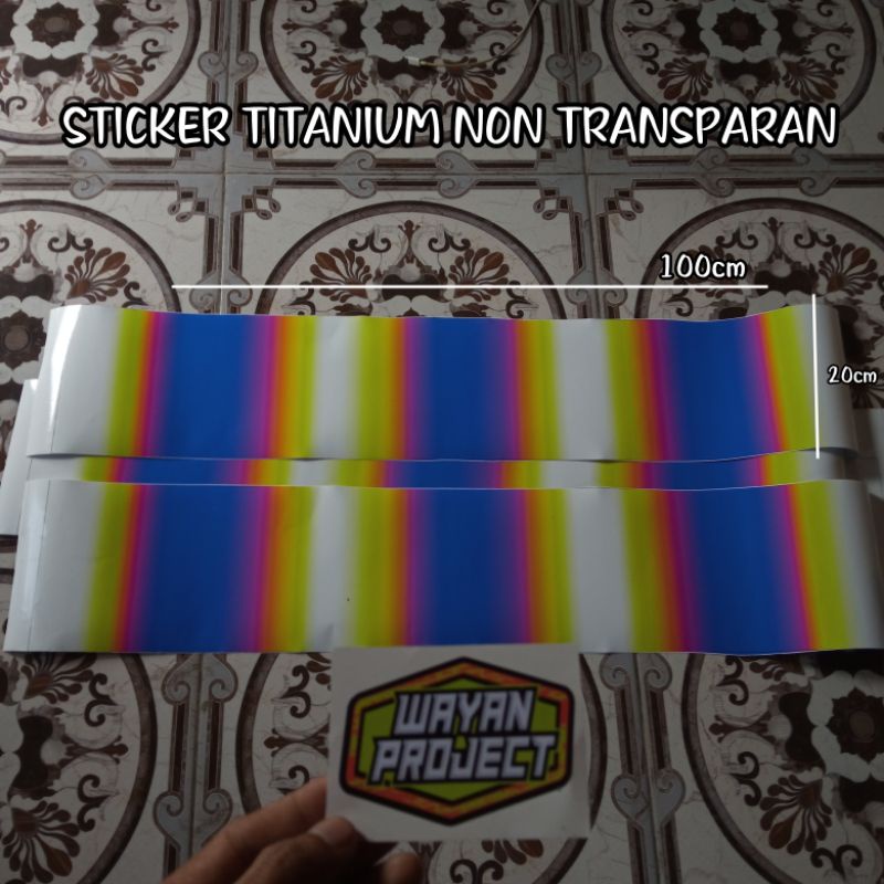 Jual sticker titanium sticker grill mobil | Shopee Indonesia