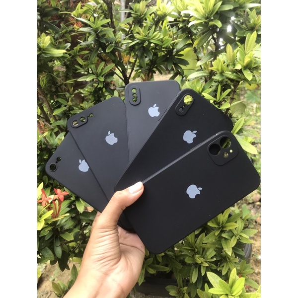 Jual Case iphone kotak seri hitam berlist mirip ip 12 | Shopee Indonesia