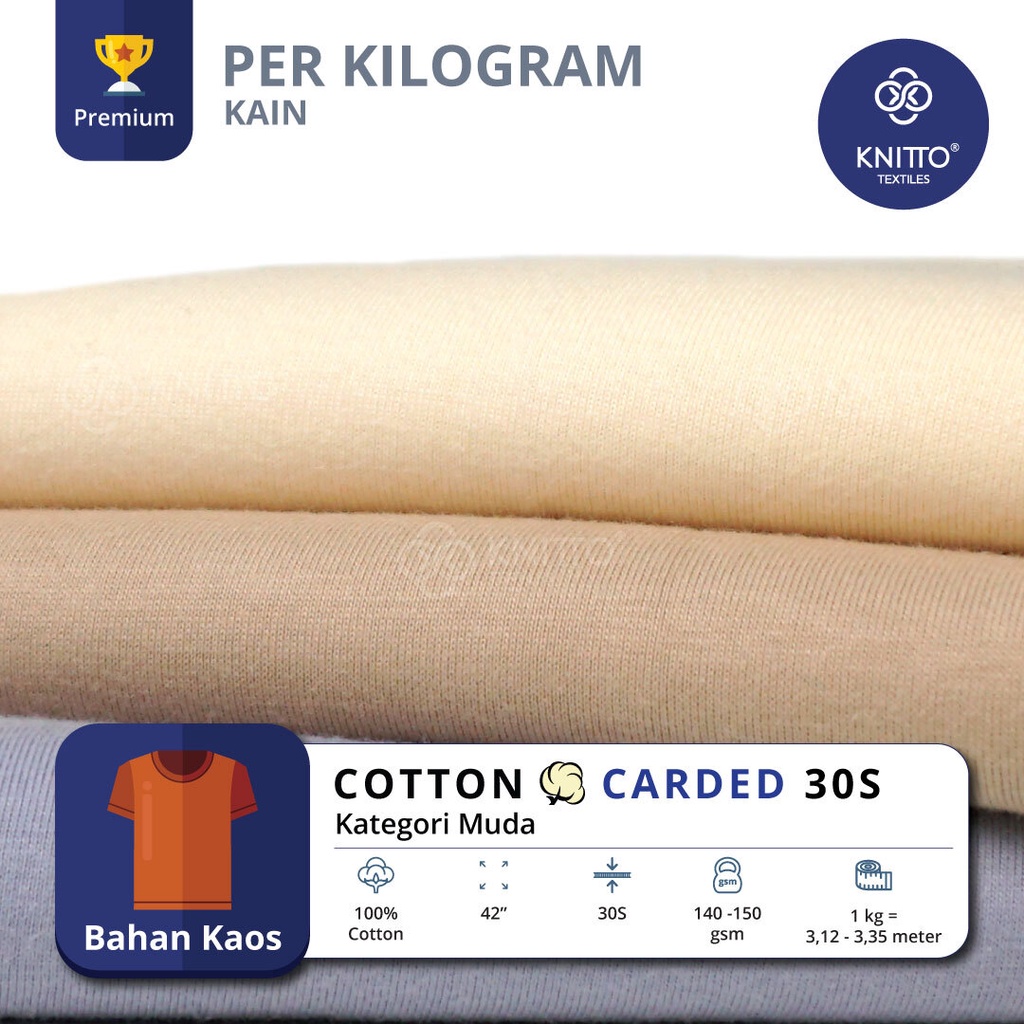 Jual KAIN COTTON CARDED 30S KATEGORI WARNA MUDA (BAHAN KAOS) | Shopee ... Jual KAIN COTTON CARDED 30S KATEGORI WARNA MUDA (BAHAN KAOS) | Shopee ...
