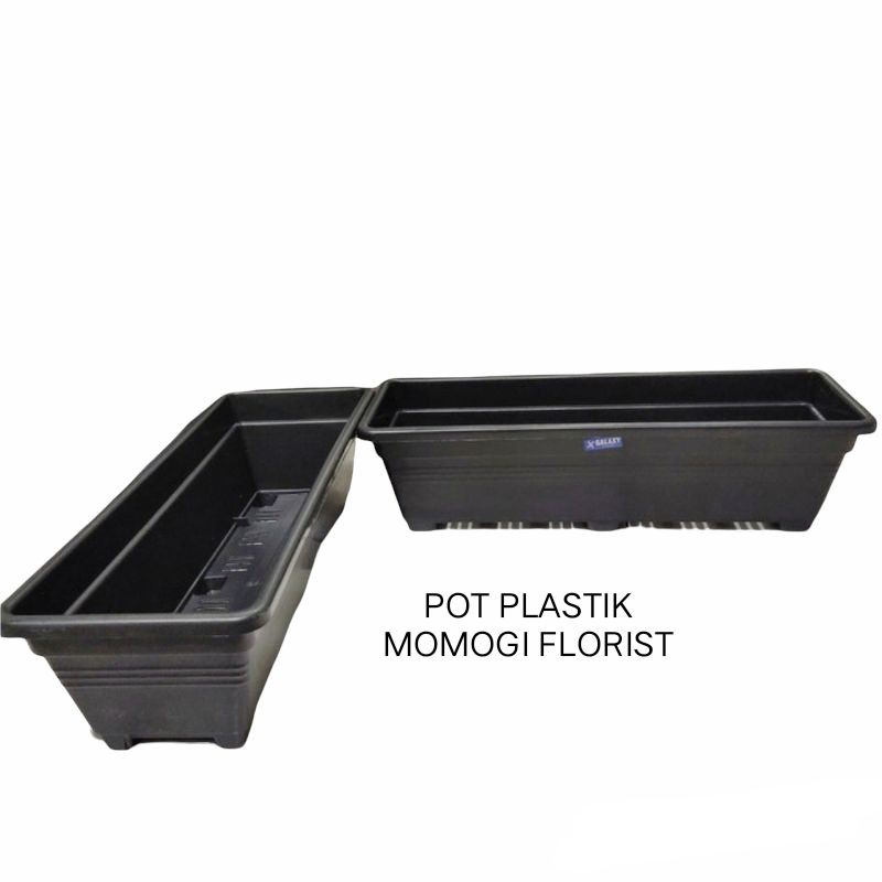 Jual Pot Persegi panjang S hitam . minimal order 3 pcs | Shopee Indonesia