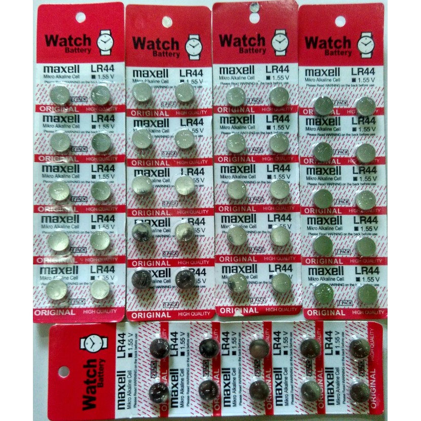 Jual Batre kancing / Baterai / Battery AG13 / LR44 / AG 13 / LR 44 Kalkulator -Jam | Shopee ...