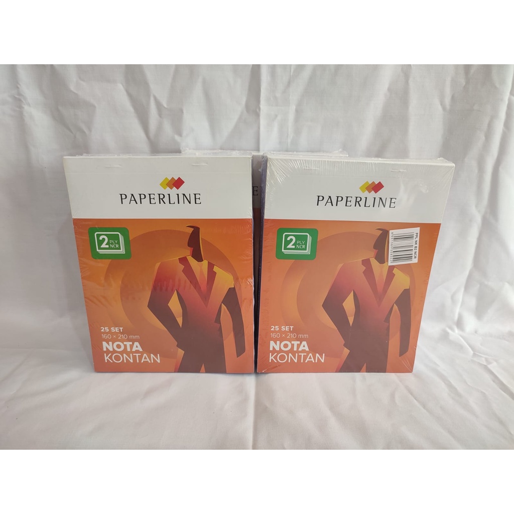 Jual BUKU / NOTA KONTAN PAPERLINE B2 160x210 mm / BESAR 2PLY 25 Set ...