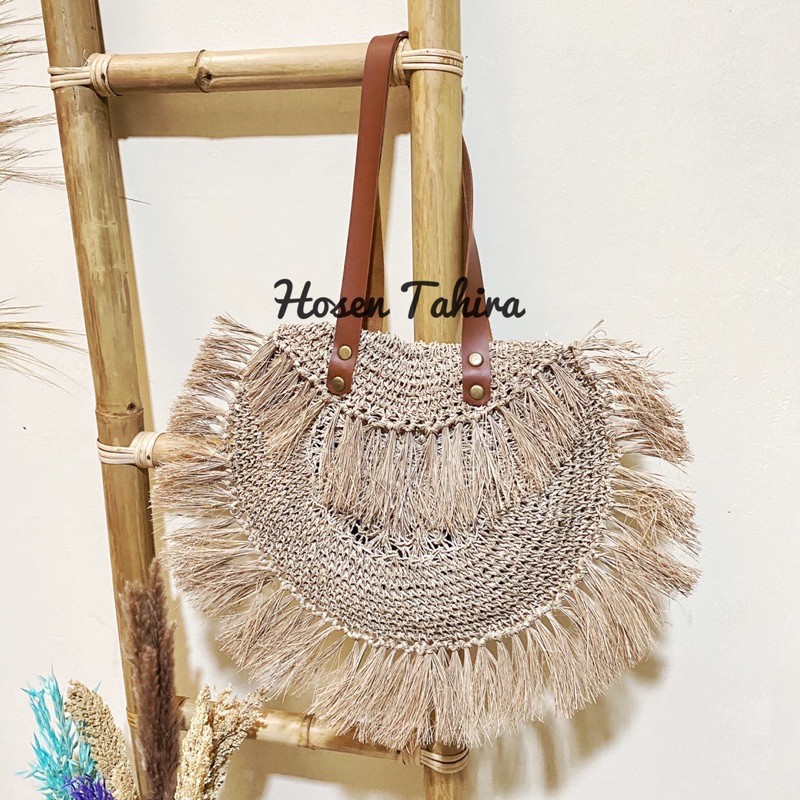 Jual Tas Agel Bali / Tas Anyaman Bali / Tas pantai | Shopee Indonesia