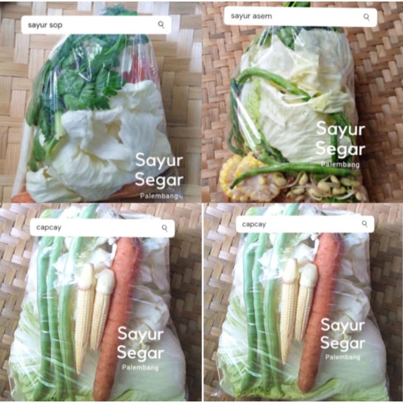Jual Sayur Asem Sayur Sop Capcay Mentah 1 bungkus | Shopee Indonesia