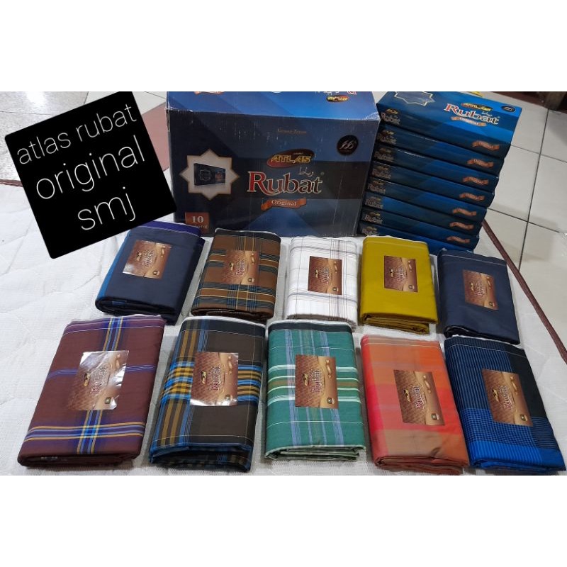 Jual SARUNG ATLAS RUBAT DUS ORIGINAL per 10pcs | Shopee Indonesia