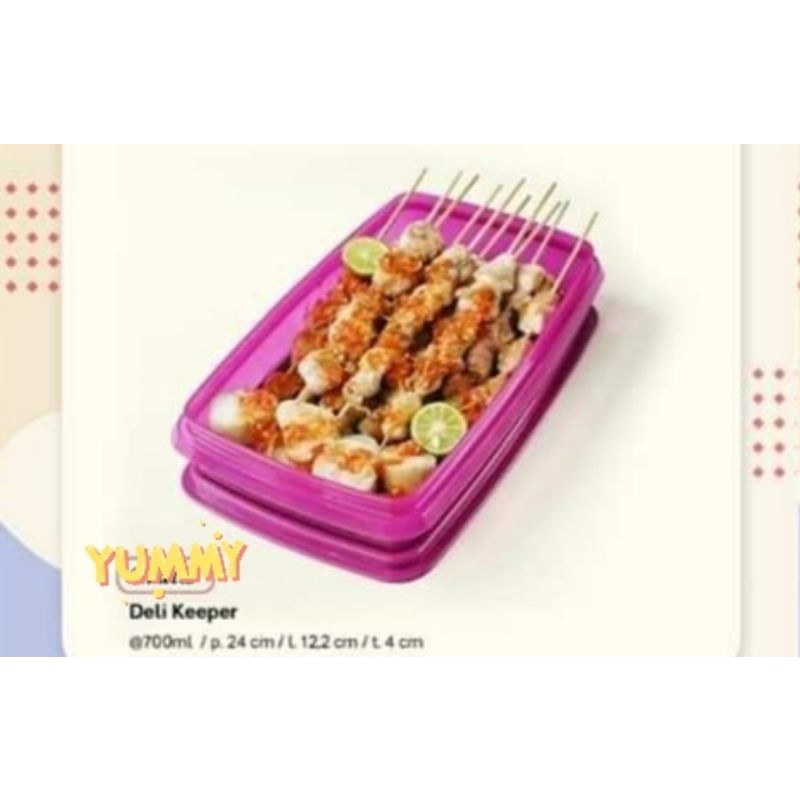 Jual Deli Keeper 1pc Tupperware tempat makan 700ml | Shopee Indonesia