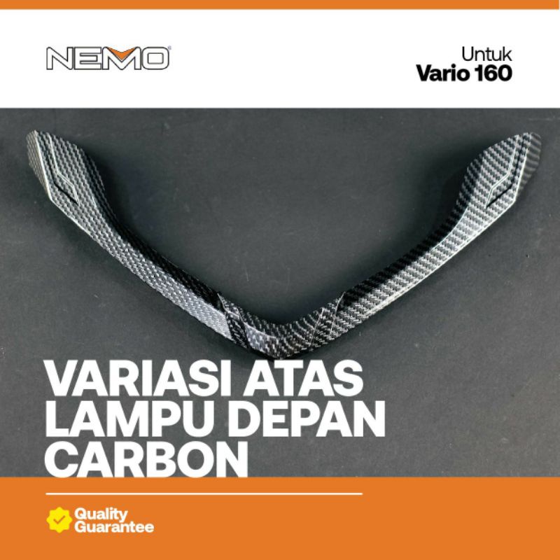 Jual Variasi Atas Lampu Depan Carbon Vario 160 Nemo | Shopee Indonesia