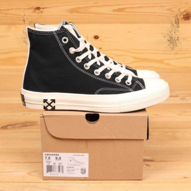 Jual Sepatu OFF-WHITE x Converse Chuck Taylor CT All Star 70s HI High ...