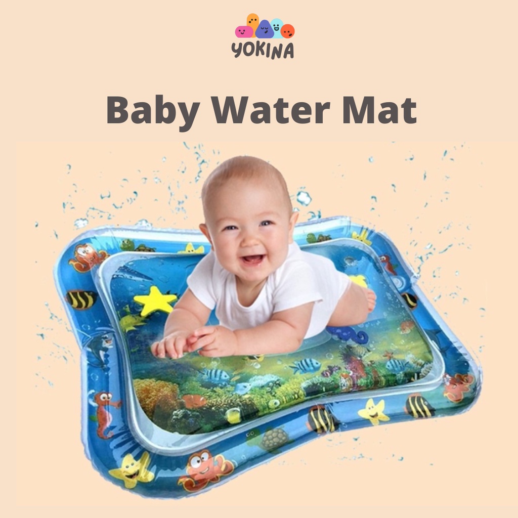 Jual Baby Water Mat - Tummy Time - Alas Air Mainan Edukasi Bayi Sensory ...