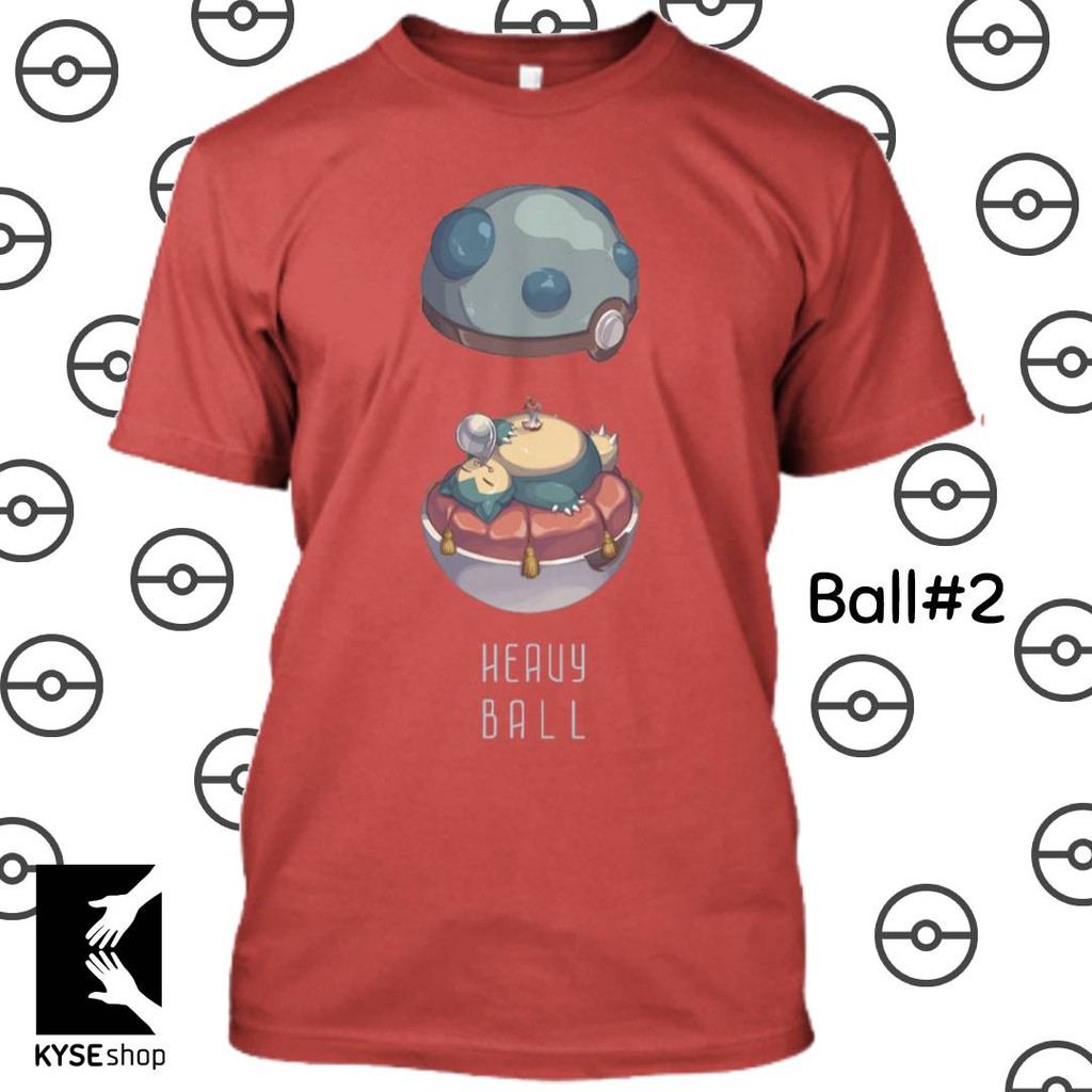 Jual Kaos Pokemon Pokeball - Heavy Ball Edition | Shopee Indonesia