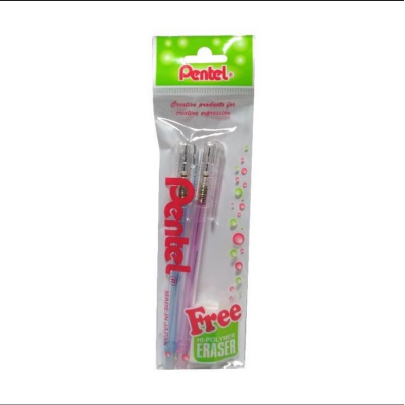 Jual Pensil mekanik pentel caplet 0.5mm ( 1set ) | Shopee Indonesia