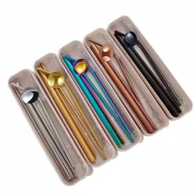 Jual Sedotan Stainless Straw Premium Set Limited Edition - Perak Kode ...