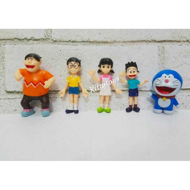 Jual FIGURE DORAEMON & FRIENDS NOBITA SHIZUKA MAINAN FIGURE MINIATUR ...