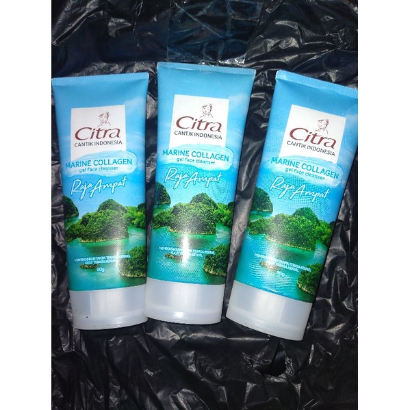 Jual CITRA Marine Collagen Gel Face Cleanser 90ml | Shopee Indonesia
