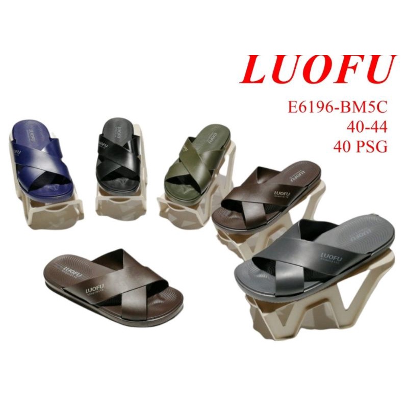 Jual Luofu E 6196-A01S/BM5C sandal selop pria | Shopee Indonesia