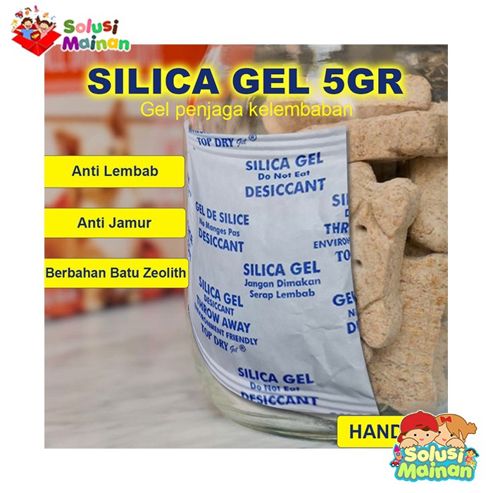 Jual SILICA GEL 5gr Mencegah Oksidasi Anti Jamur Kamera Pengatur Lembab ...