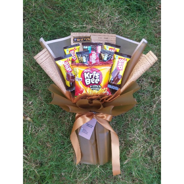 Jual Buket Snack Jajan Bouquet Wisuda Hari Guru | Shopee Indonesia