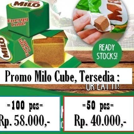 Jual Bagus NESTLE MILO CUBE 100 PCS | Shopee Indonesia