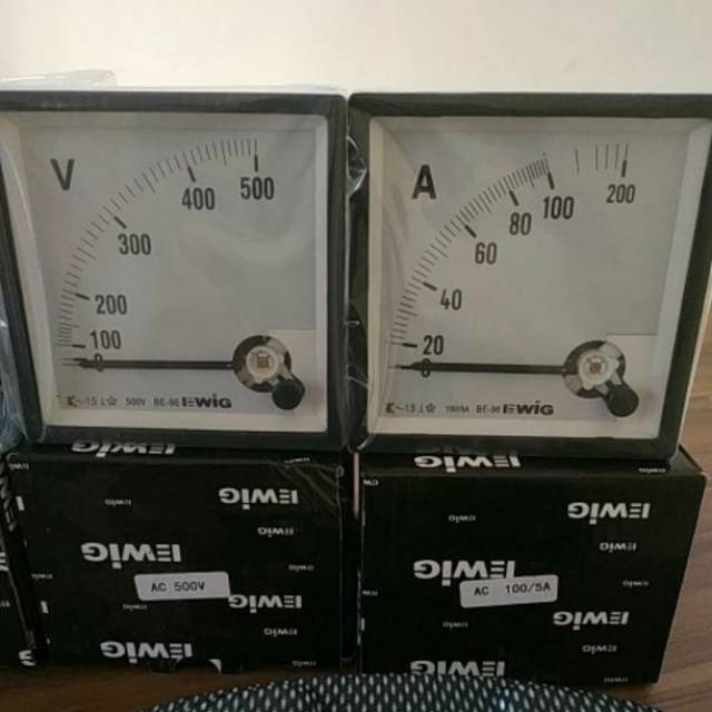 Jual Ampere Volt meter Ewig Analog Jarum. | Shopee Indonesia