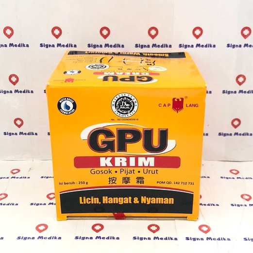 Jual GPU Krim Cap Lang 250 gram - Krim Pereda Nyeri Otot / Pegal-Pegal ...