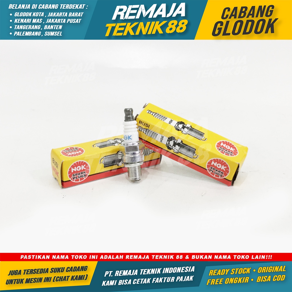 Jual BUSI MESIN POTONG RUMPUT 4 TAK 4T / NGK ORIGINAL CMR5H / OEM CMR 5H | Shopee Indonesia