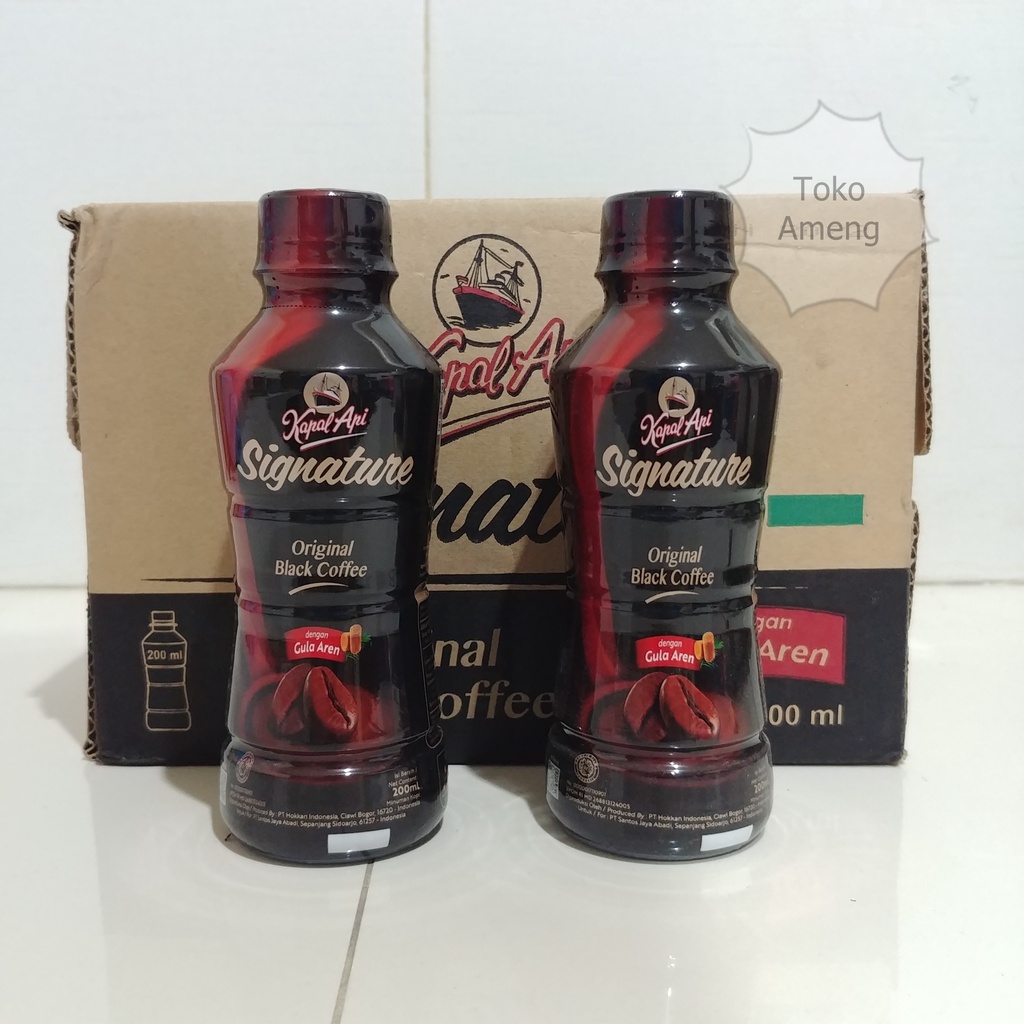 Jual Kapal Api Signature Botol 200ml - 1 Dus (12 pcs) | Shopee Indonesia