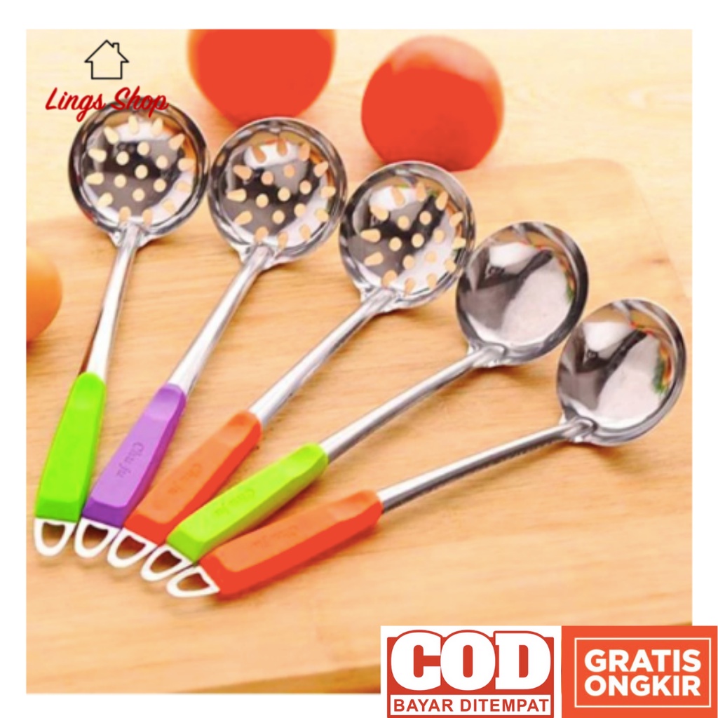 Jual Centong sendok Sayur Sup Kuah Sendok Kuah Sop Stainless | Shopee ...