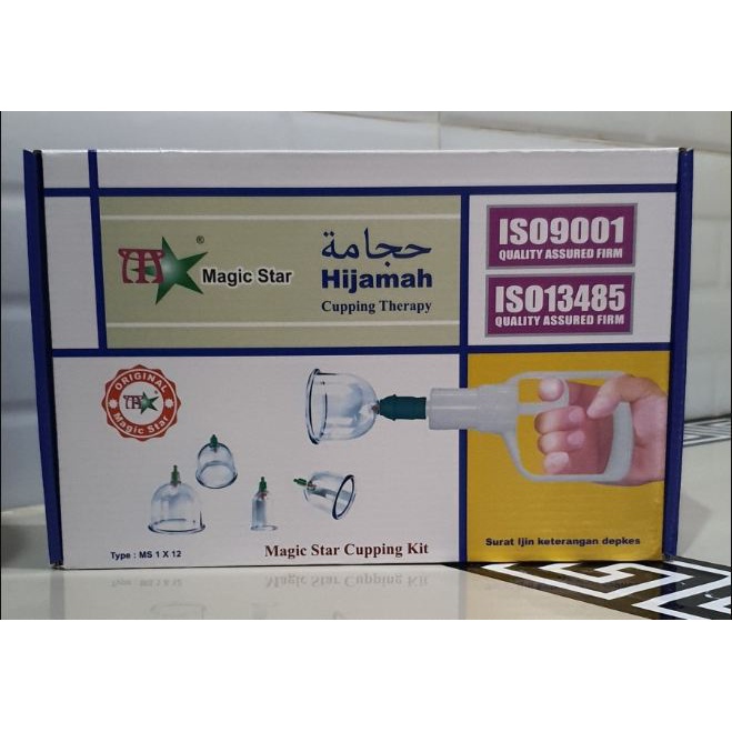 Jual Kop Angin Hijamah Cupping Therapy | Alat Bekam Magic Star Cupping ...