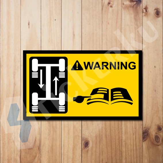 Jual Stiker 4WD Warning Sign | Shopee Indonesia