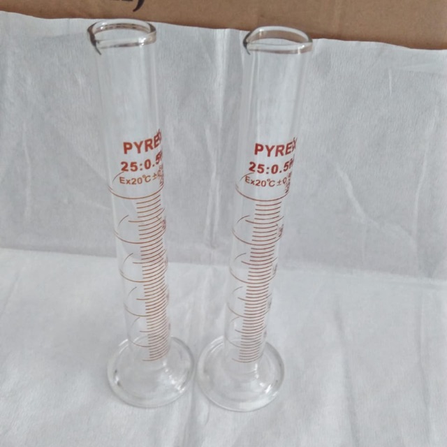 Jual Gelas Ukur / Measuring Cylinder / Pyrex / 25 ml | Shopee Indonesia