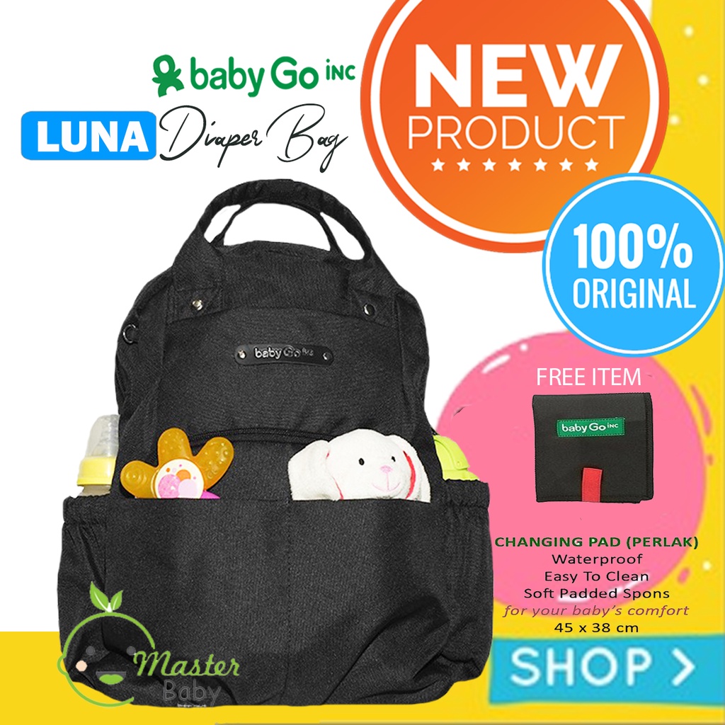Jual BABYGO LUNA DIAPER BAG BACKPACK BABYGO INC BABYGOINC TAS BAYI ANAK ...