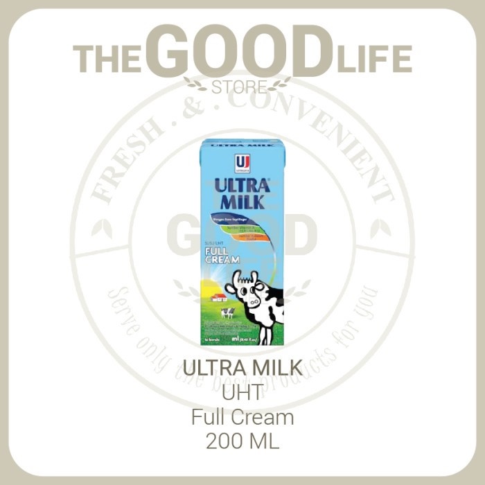 Jual Susu Ultra UHT 200 ml - Full Cream | Shopee Indonesia