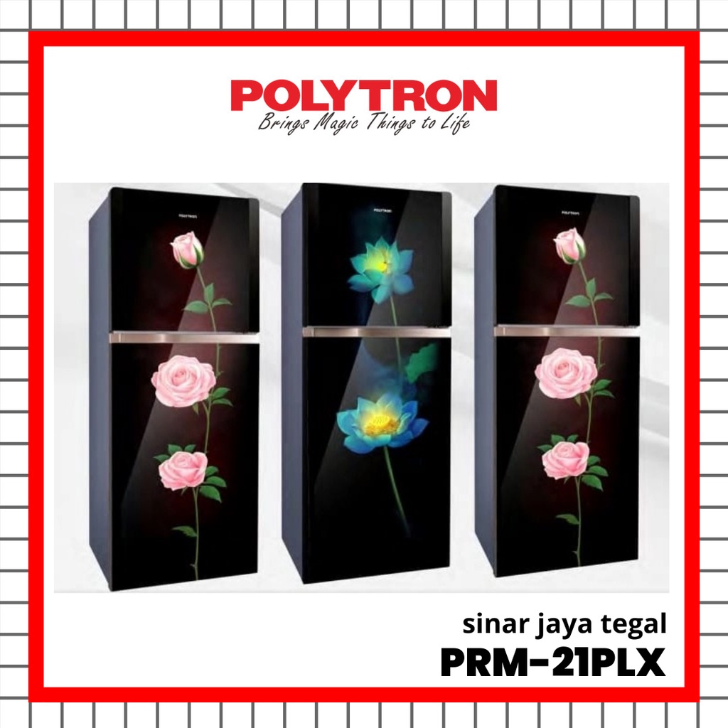 Jual LEMARI ES POLYTRON 2 PINTU PRM-21PLX / KULKAS POLYTRON 2 PINTU PRM ...