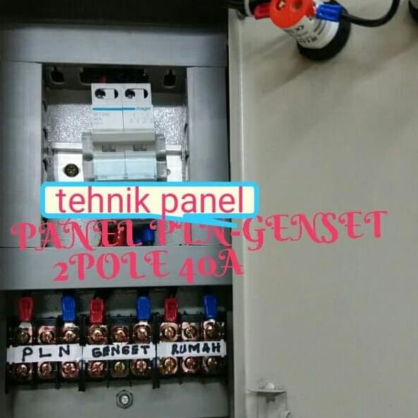 Jual Panel Pln-Genset 2P 40A Cos Hager/Panel Cos 2P 40A Pln Genset ...