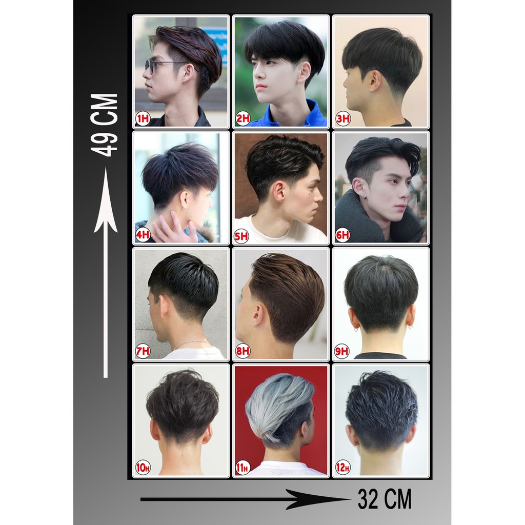 Jual Poster Babershop Pangkas Rambut & Salon Model Terbaru Hiasan ...