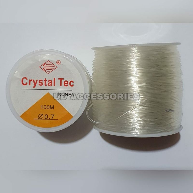 Jual Karet Kenur Elastis 100mtr / TALI SENAR ELASTIS BENING 0,7MM DAN 1 ...