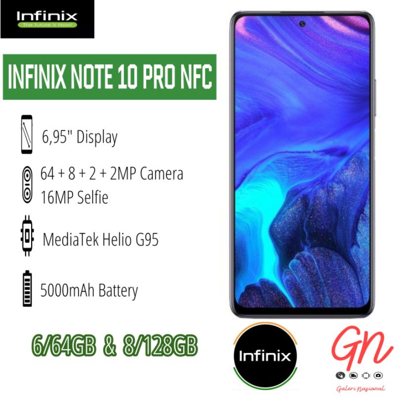 Jual INFINIX NOTE 10 PRO NFC 8/128GB DAN 6/64GB GARANSI RESMI | Shopee ...