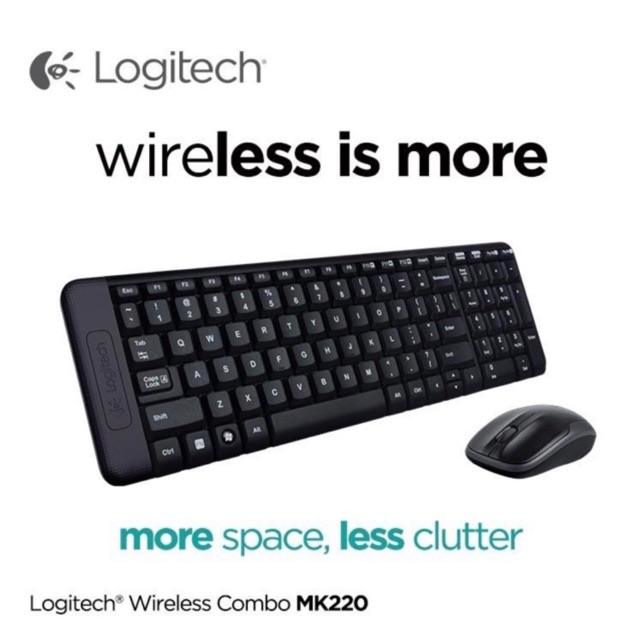 Jual Mouse Keyboard Wireless Logitech MK220 Original | Shopee Indonesia