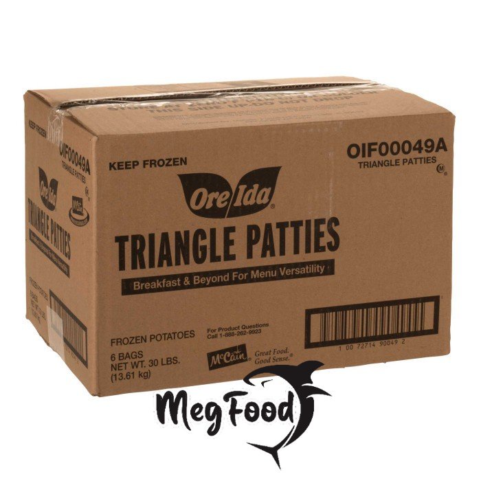 Jual MCCain Triangle Patties | Hash Brown Potatoes 6 Pack x 2.267 Kg ...