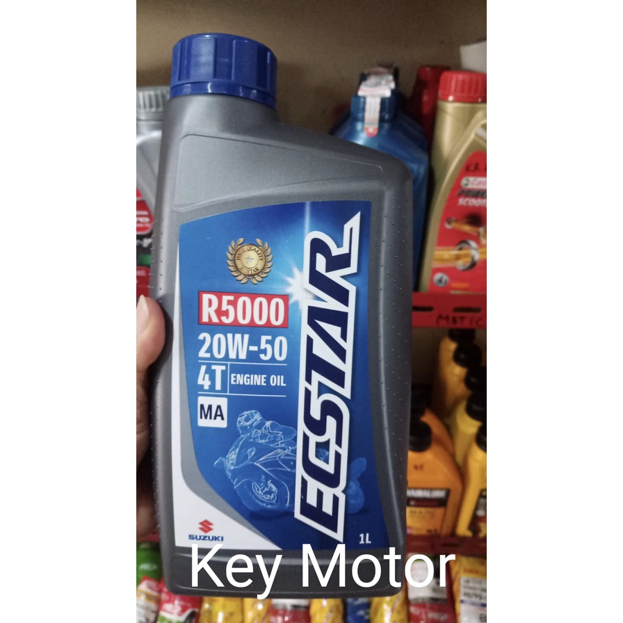 Jual Oli SGO / Ecstar R5000 4T 20W-50 Oli Motor SUZUKI 1 Liter 100% ...