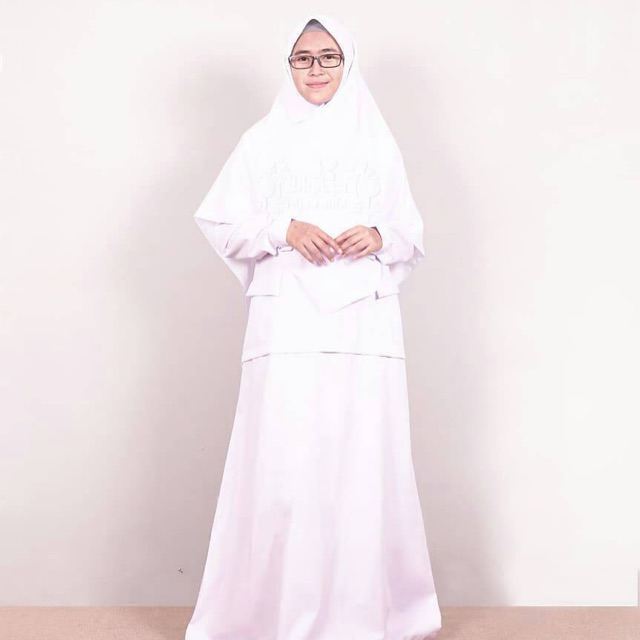 Jual GAMIS PROFESI WARNA PUTIH PUTIH | BY HIJAB ALILA | Shopee Indonesia