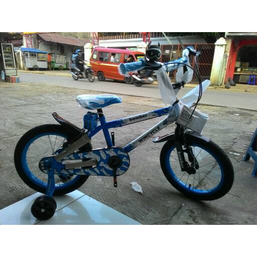 Jual sepeda anak 16 wimcycle bomber | Shopee Indonesia