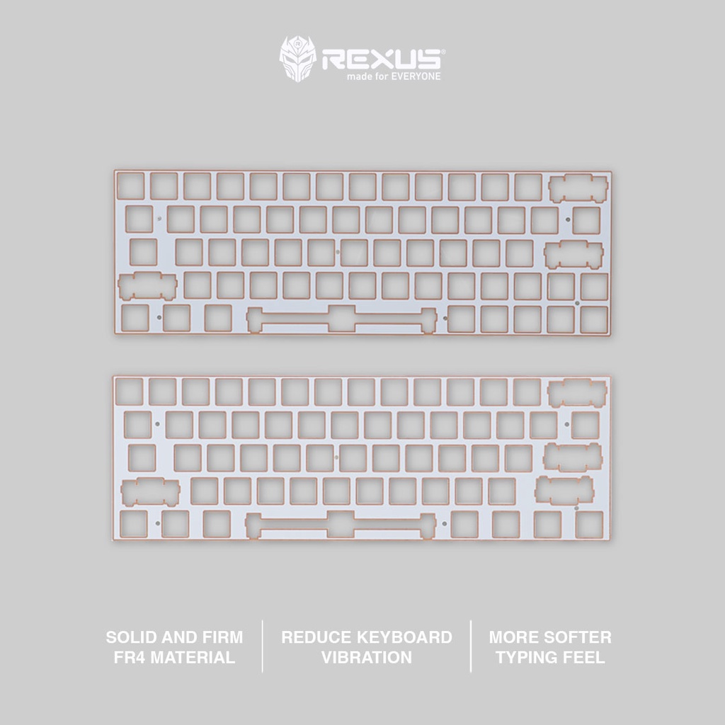 Jual Rexus FR4 Plate for keyboard Mechanical Daxa M61 / M64 | Shopee ...