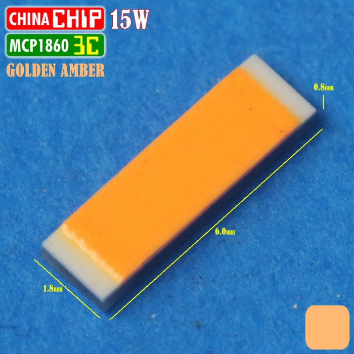Jual Chip LED 1860 15W 3C Amber MCP CSP HeadLight DayMaker Projie Dakar ...