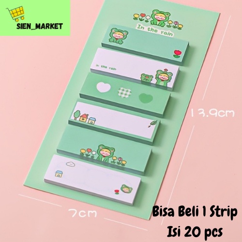 Jual Sticky Notes Motif Gambar Jurnal Sticky Notes Sekolah Journal ...
