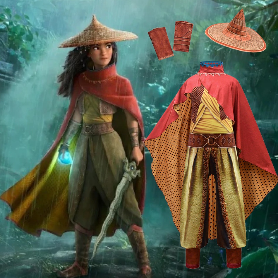 Jual PREORDER Kids Cosplay Legend Halloween Raya and The Last Dragon ...